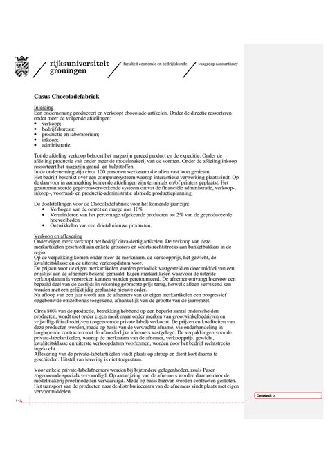 Verplichte Opgaven Vragen En Antwoorden Chocoladefabriek Vraagstuk En Correctieschema