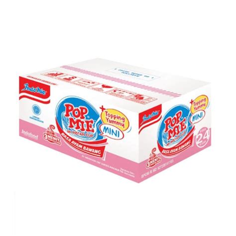 Jual Pop Mie Mini Rasa Ayam Bawang 35gr 1 Duskarton Isi 24 Cup Mi