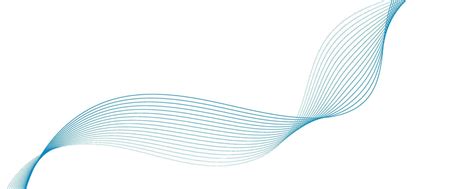 Abstract Background With Blue Wavy Lines Blue Wave Background Blue Lines Illustration Curved
