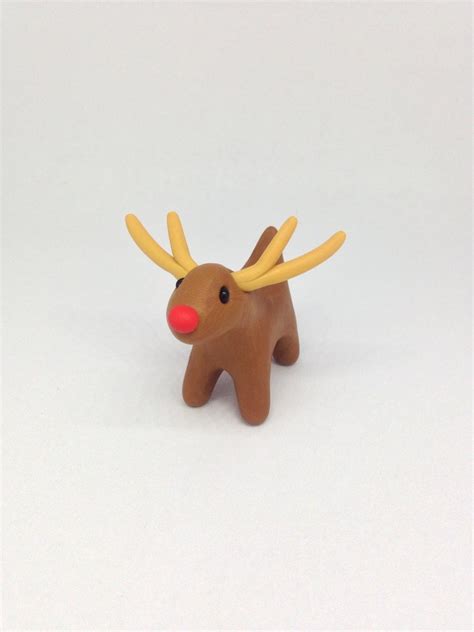 Miniatur Xmas Rudolf Rentier Niedliche Kleine Weihnachtsfiguren
