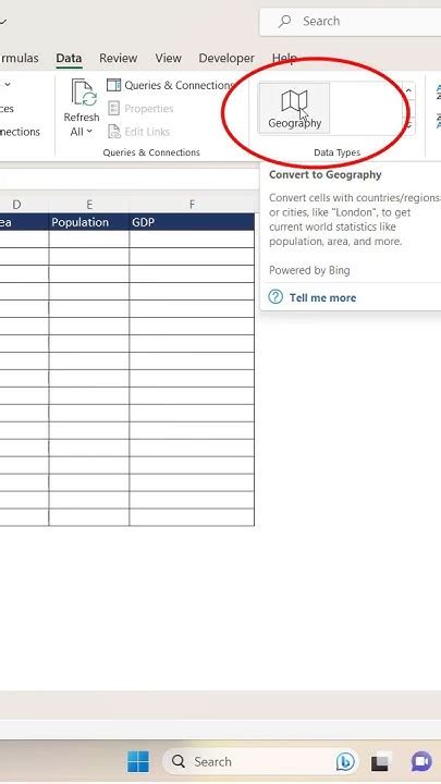Excel Trick 41 Get Geographical Data In Ms Excel On A Single Click