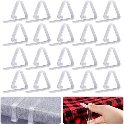 12 24 Pièces Pinces À Nappe Plastique Pince À Nappe De Table