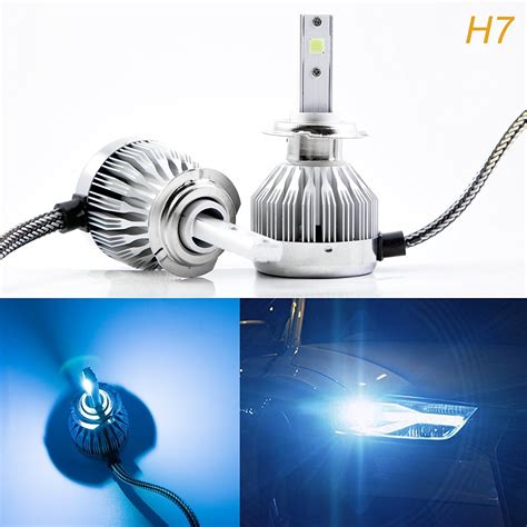 Buy Xotic Tech H Ice Blue K High Power Led Headlight Conversion For Low High Dual Beams Drl