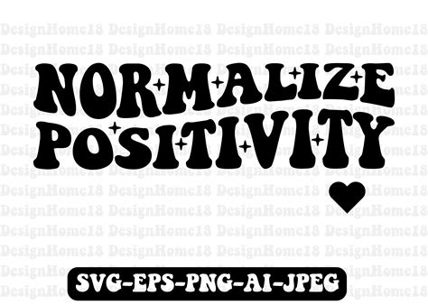Normalize Positivity Retro T Shirt Graphic By Tshirtmaster · Creative Fabrica