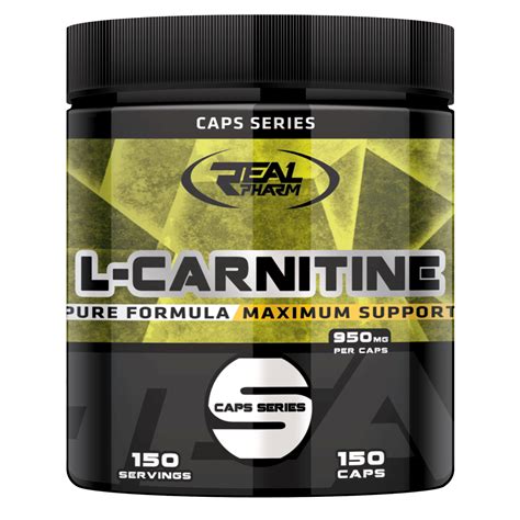 L-карнитин Real Pharm L-carnitine 150 caps 150 caps, цена 546 грн ...