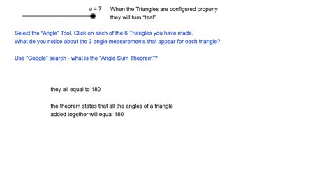 Angle Measure Geogebra