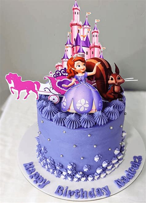 Sofia Birthday Cake Ideas Images Pictures