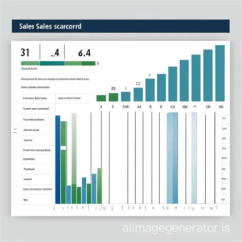 Salesman Scorecard With Bar Graph Visualization Ai Image Generator