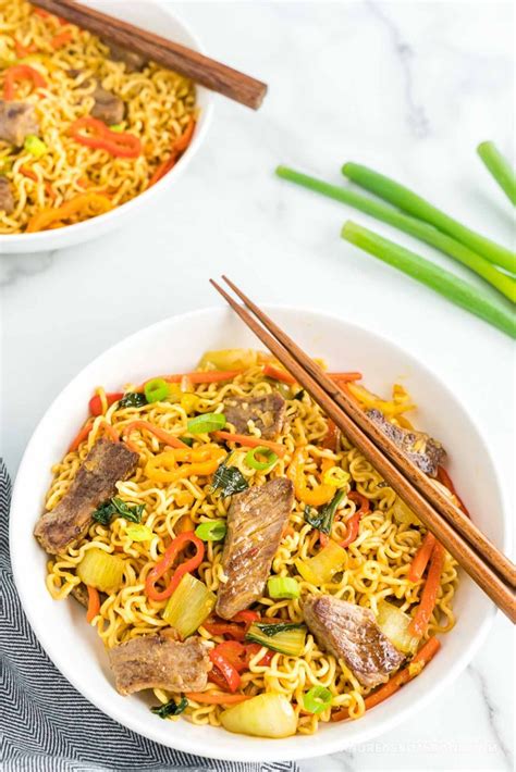 Spicy Beef Stir Fry With Ramen Noodles Andreas Notebook