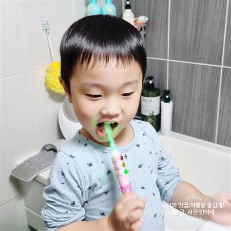 유치원 필수템 유아 칫솔 파이어플라이 칫솔 어린이 양치 습관으로 최적 네이버 블로그