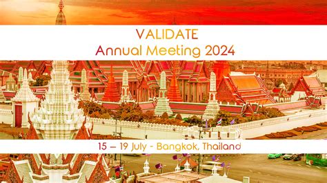 VALIDATE Annual Meeting 2024 Report The VALIDATE Network