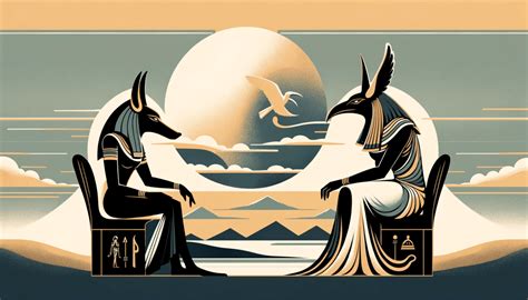 Anubis Vs Thoth A Duel Of Egyptian Deities