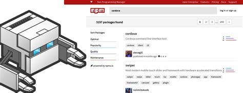 The Most Popular And Useful Plugins For Phonegap On Npm Repository