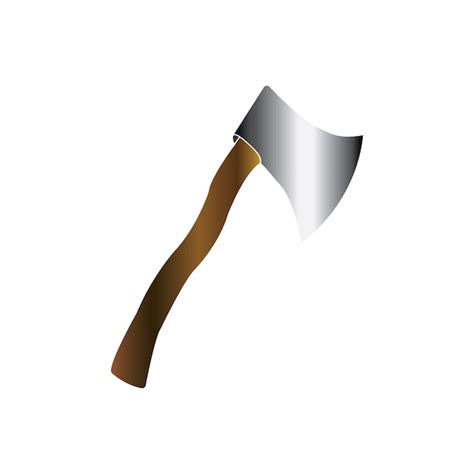 도끼 아이콘 프리미엄 벡터