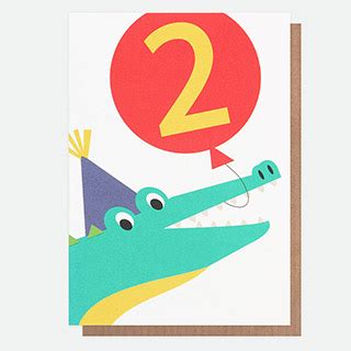 caroline gardner週歲生日小卡 小鱷魚2歲生日 誠品線上