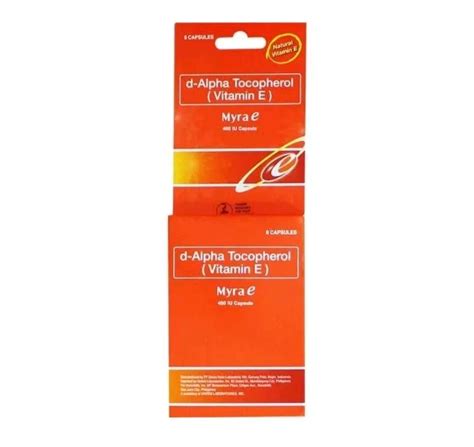 Myra E 400iu Capsulesvitamin E 8 Capsulepack Lazada Ph