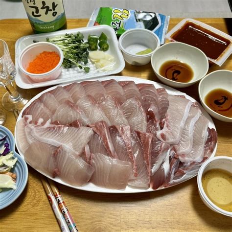 부평 맛집 부평시장 위치한 싱싱부평어시장 대방어배달 후기 줄돔 중방어연어 농어 전어 매운탕 🐟 네이버 블로그
