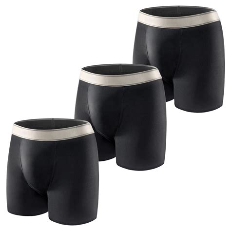 Carer Washable Mens Incontinence Underwear 3 Pack Leak Proof Underwear