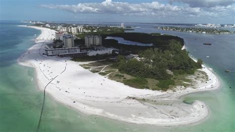 Lido Beach Renourishment Contractor Working To Fill In Area Eroded By