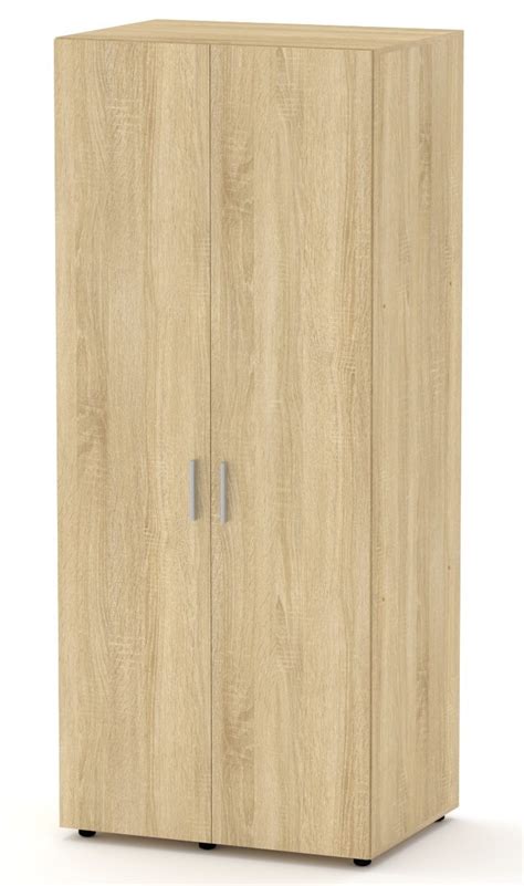 Купити Гардеробна шафа 18 дуб сонома Компаніт шафа для одягу дводверна ціна 5340 ₴ Prom Ua