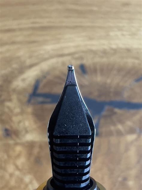 This Schmidt M Nib Is Ground Improperly Isnt It Look At The Left Side Of The Tip It Writes