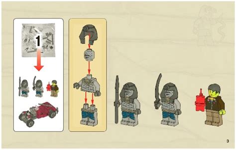 Lego Instructions For Set 7326 Rise Of The Sphinx Pharaoh`s Quest None