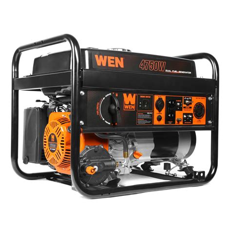 Wen 4750w 120v240v Dual Fuel Portable Generator Surge Watts 4750