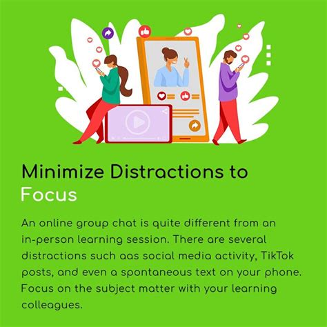 Minimize Distractions To Focus To Focus Social Media Learning