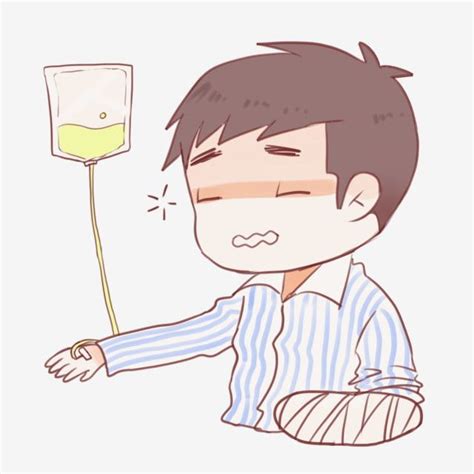 รูปผู้ป่วยที่ป่วย ภาพการ์ตูน โรงพยาบาลเจ็บป่วยอย่างจริงจัง ฉีดรุนแรง Png ภาพตัดปะที่ป่วย