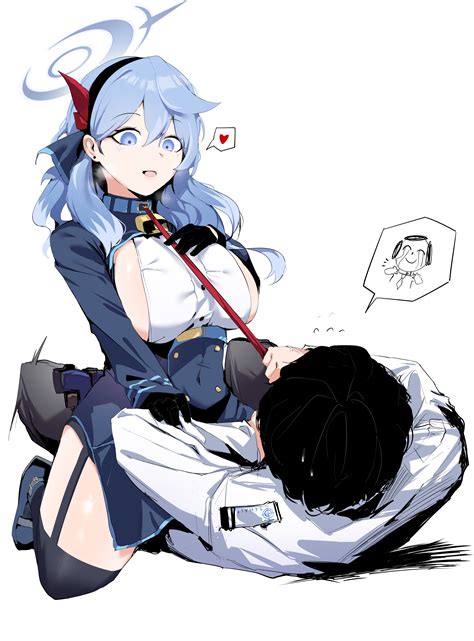 Sensei Doodle Sensei And Ako Blue Archive Drawn By Plentyofempty
