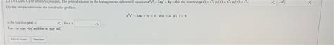 Solved 1 ﻿let C1 ﻿and C2 ﻿be Arbitrary Constants The