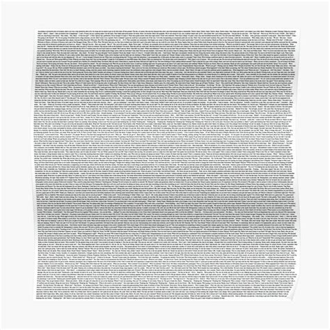 The Entire Bee Movie Script Premium Matte Vertical Poster Sold By