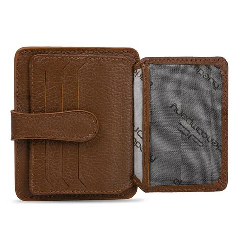 Mens Genuine Real Leather Wallet Card Holder Floater Patterned