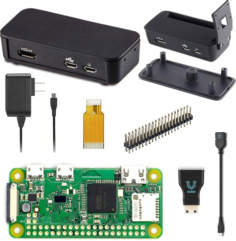 Raspberry Pi Zero W Kit Básico Para Iniciantes Capa Preta Br