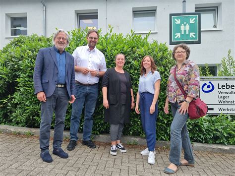 Anja Liebert Besucht Lebenshilfe Werkstatt