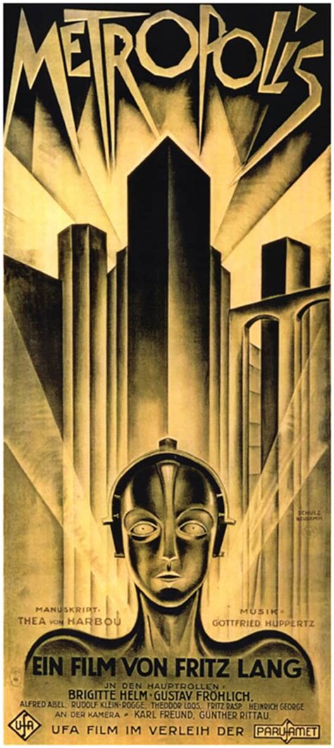 Metropolis Fritz Lang 1927 Vintage Style Movie Poster Etsy Hong Kong
