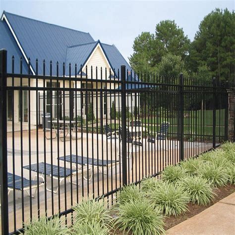 Factory Directly Wholesale Residential Metal Fencing Wrought Iron Fence