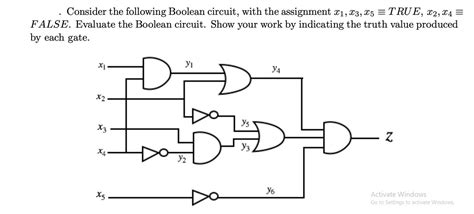 Solved Consider The Following Boolean Circuit W Solutioninn