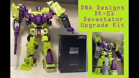 Dna Designs Dk 01 Devastator Upgrade Kit Youtube