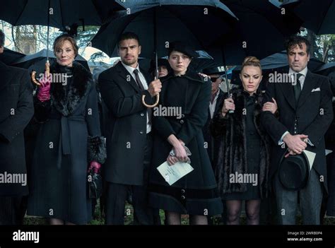 The Gentlemen From Left Joely Richardson Theo James Jasmine