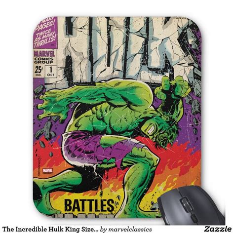 The Incredible Hulk King Size Special 1 Mouse Pad Zazzle