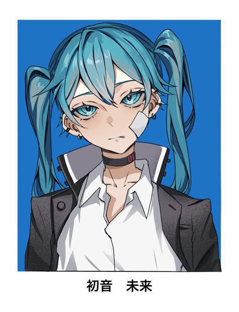 Safebooru 1girl Aqua Eyes Aqua Hair Bandaid Bandaid On Face Character