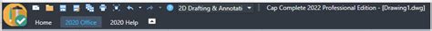 Run In 2d Drafting And Annotation Basic Mode Office
