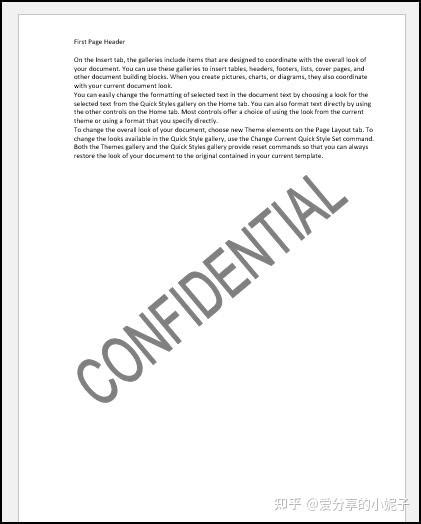 Word处理控件asposewords功能演示：在c＃中的word文档中添加或删除水印 知乎