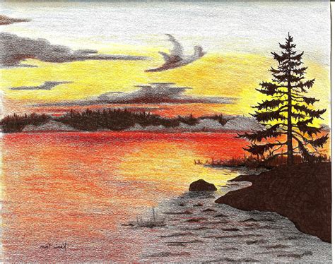Landscape Drawing With Pencil Easy At Larry Roder Blog