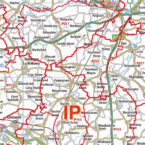 Ipswich Postcode Map Ip Map Logic