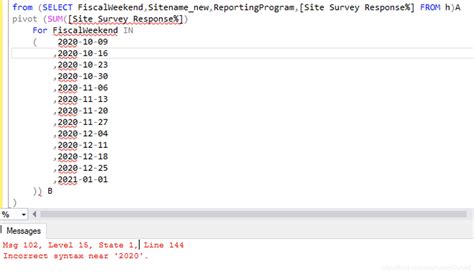 Sql Server 行转列pivot透视表的创建sql Pivot Table Csdn博客