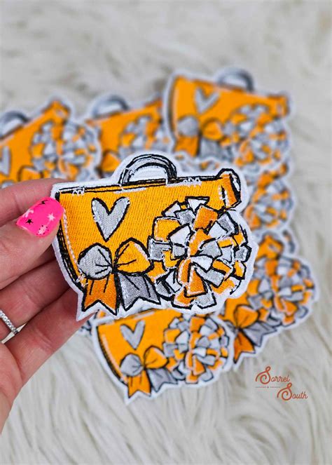 Orange Cheer Patch Wholesale Iron On Patches Sorrel South