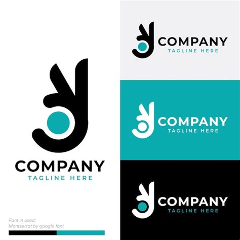 Main Dire Ok Ok Ok Geste De La Main Symbole Icône Logo Plat Conception