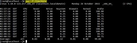 Generate CPU Memory And I O Report Using SAR Command ITGala Xyz